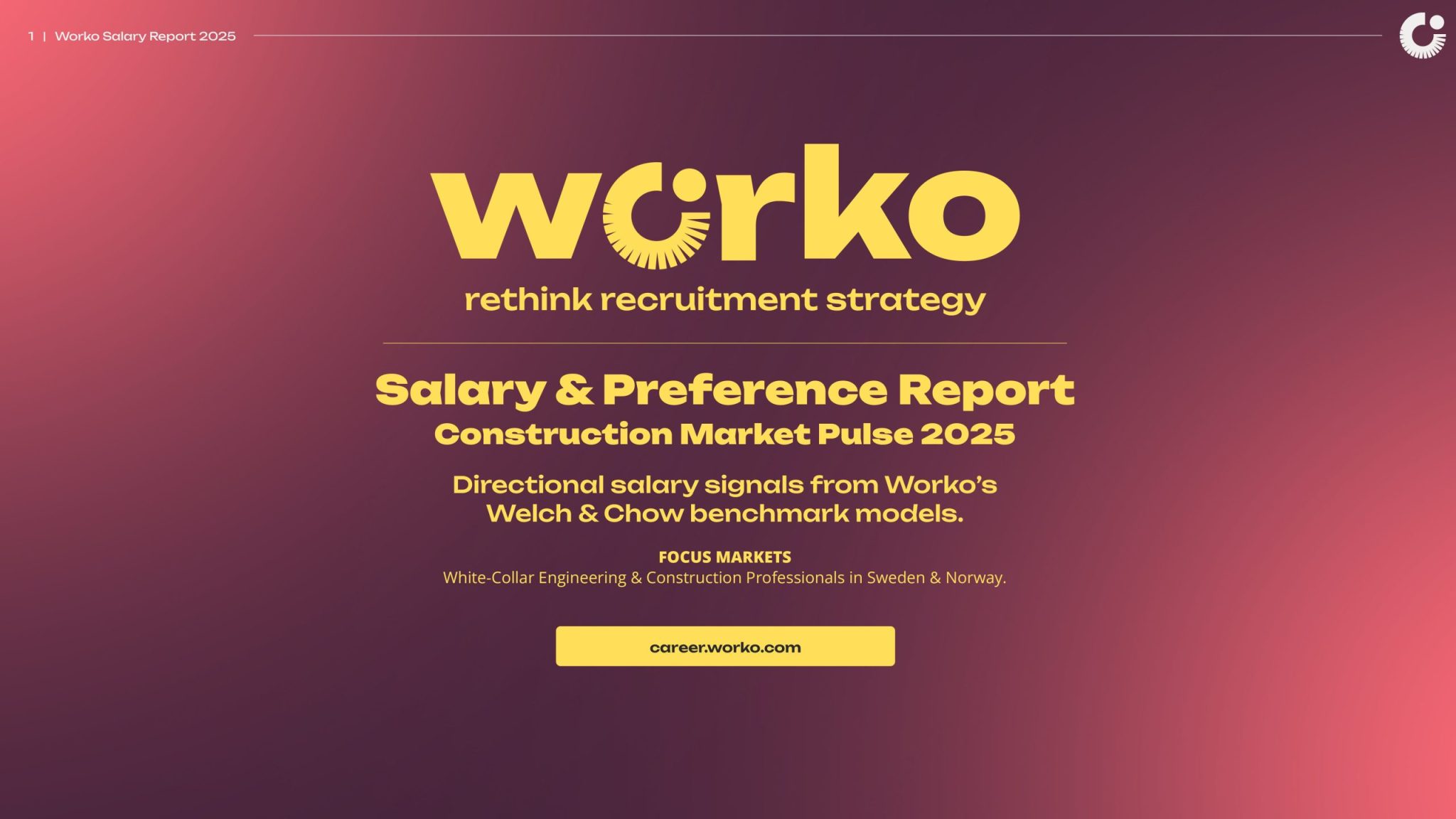 Worko Salary & Preference Report 2025 — Engineering & Construction